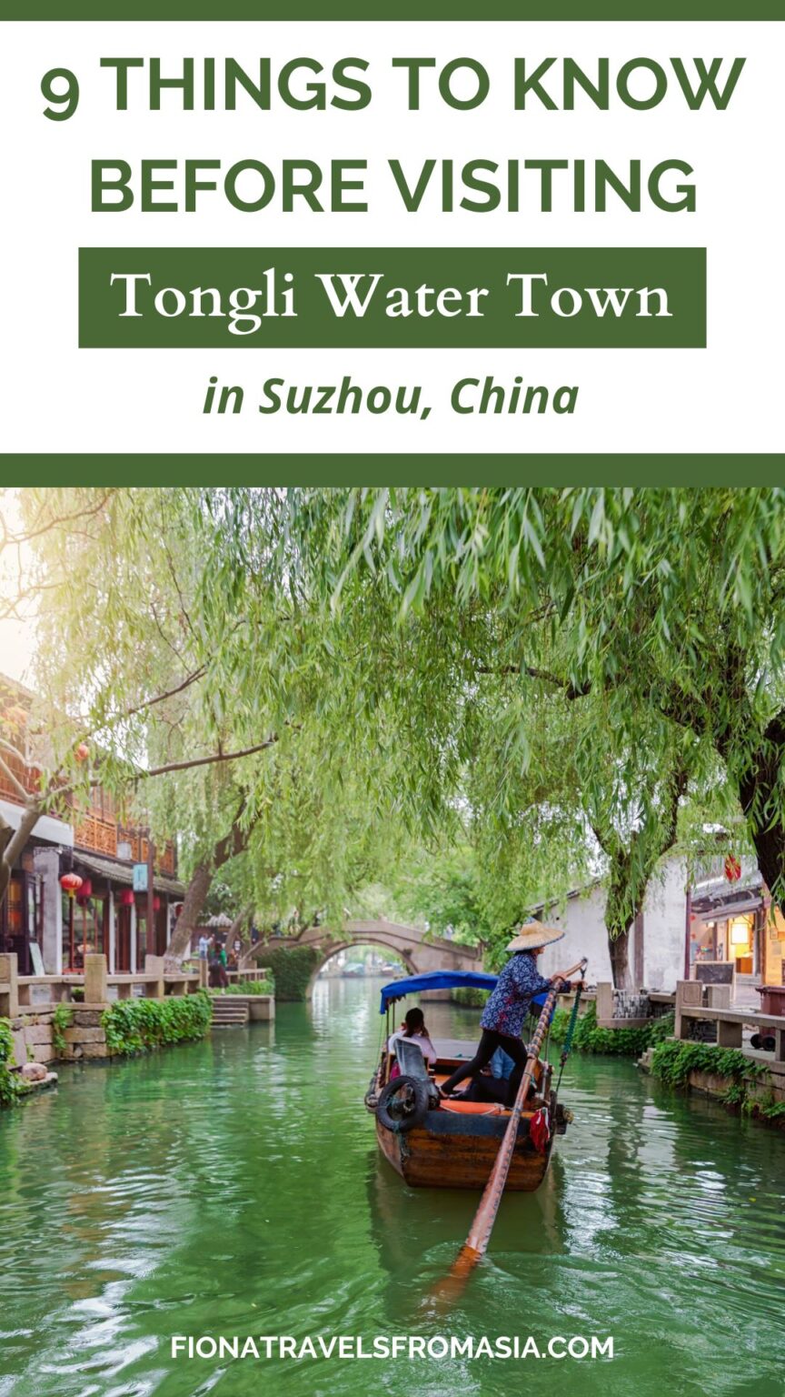 Secret Tips: 9 Things To Know Before Visiting Tongli Water Town in ...